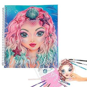 CREATE YOUR FANTASY FACE COLOURING BOOK TOP MODEL. Top model. Librería ...
