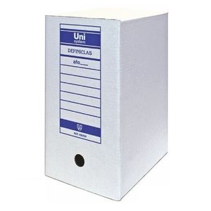 ARCHIVO DEFINITIVO DOBLE FOLIO CARTON DEFINICLAS UNIPAPEL. Artículos generales de oficina ...
